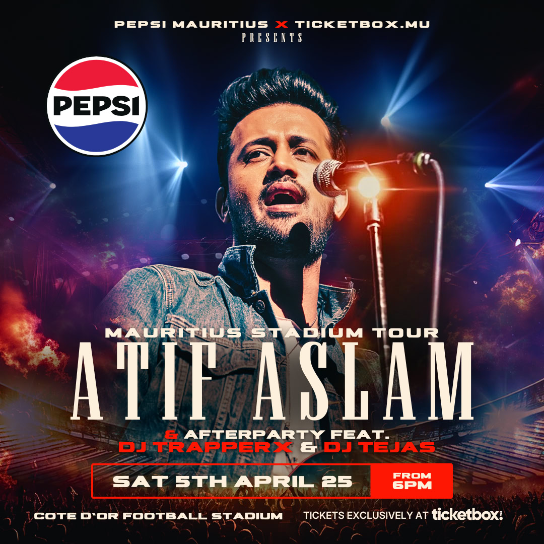 Atif Aslam Live in Mauritius - 5th April 2025 | Entertainment, Folklore ...
